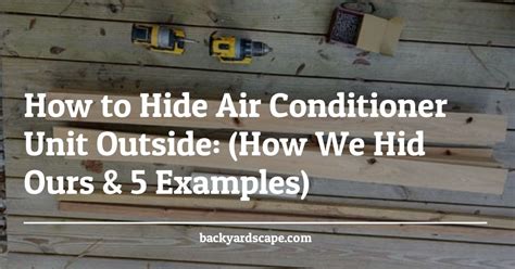 How To Hide Air Conditioning Pipes At Linda Rowlands Blog