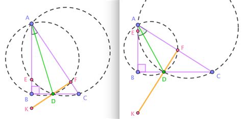 Circles Right Angle Triangle And Angle Bisector Mathematics Stack