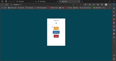 How I Created A Timer In Reactjs Using Usestate And Useeffect Faiza Akhtar Posted On The Topic
