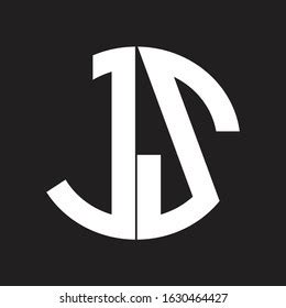 Js Initial Logo Design Monogram Isolated Stock Vector Royalty Free 1630464427 Shutterstock