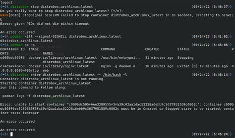 Error Cant Stop Containers With Podman Rootless Install On Steam Deck · Issue 413