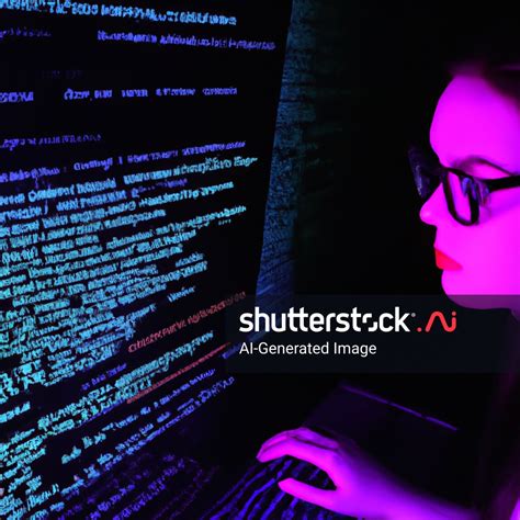 Computer Hologram Script Woman Programming Software Ai Generated Image 2417440565 Shutterstock