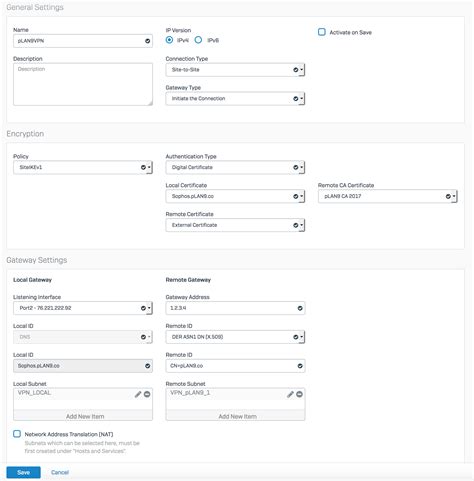 Xg85w Ipsec Connection Could Not Be Activated Site To Site With Certificates Discussions