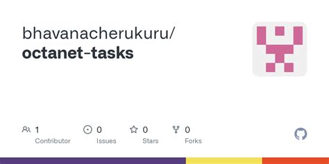 Github Bhavanacherukuruoctanet Tasks