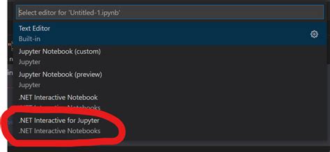 Failing To Use With Vscode Native Notebook Feature And Net Issue Dotnet Interactive