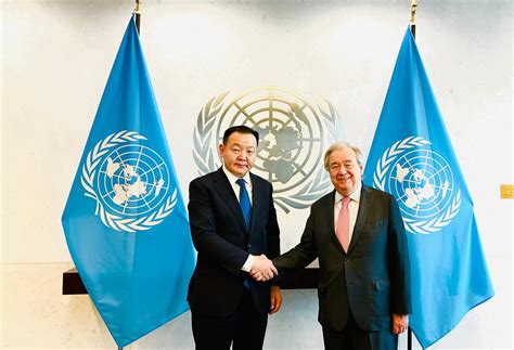 Монгол Монгол Улсаас НҮБ ын дэргэд суугаа Байнгын төлөөлөгч Н Анхбаяр