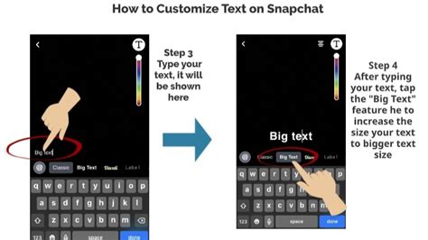 How To Customise Text On Snapchat Make It Bigger And Different Colours