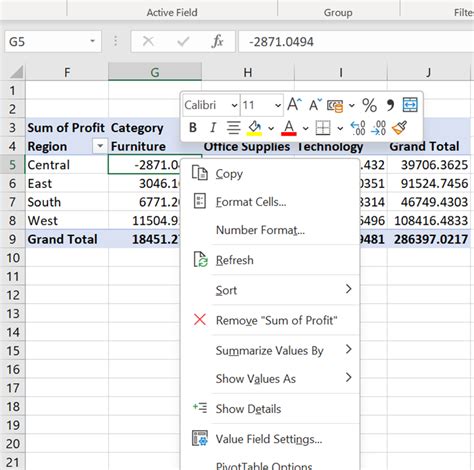 Summarizing The Data Using Pivot Tables In Excel Basics