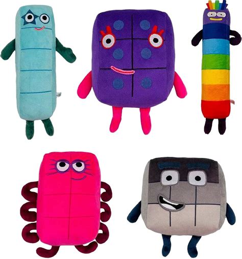 Buy Akoya Wicker Collection Numberblocks Plush Toys 15pcs Cute Doll Number Pieces Stuffed
