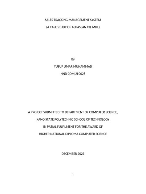 Sales Tracking Management System Pdf