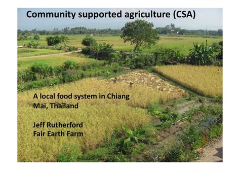 Community Supported Agriculture Csa