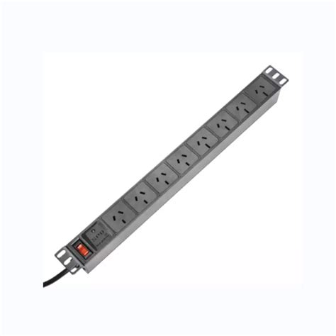 Rockrack Way Australia Pdu With On Off Switch And Surge Protector Inch Rack Mount Power