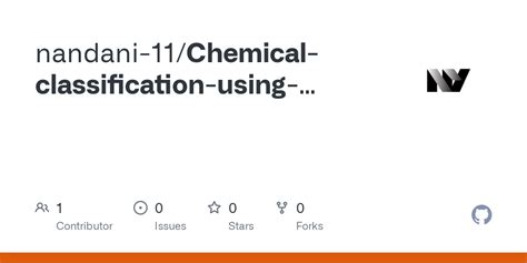 Github Nandani Chemical Classification Using Binary Classification