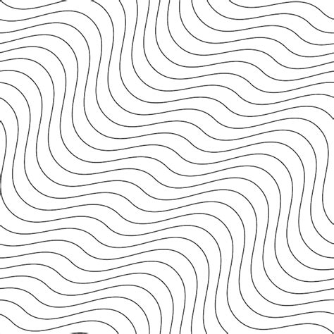 Premium Vector Striped Wave Seamless Pattern Endless Texture White Minimalistic Background