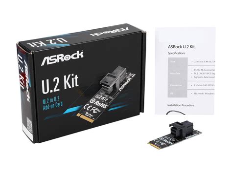 ASRock Model U Kit M To U Add On Card Newegg Com