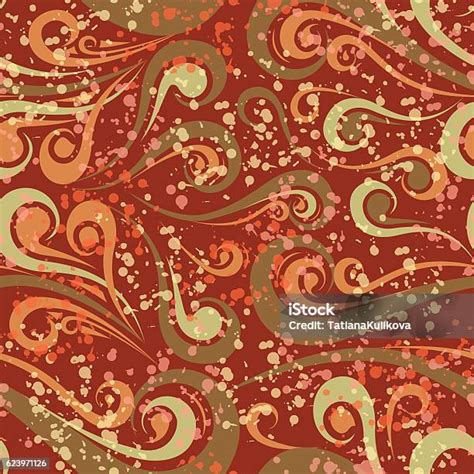 스플래시와 매끄러운 사각형 빈티지 색상 패턴의 벡터 일러스트 0명에 대한 스톡 벡터 아트 및 기타 이미지 0명 디자인