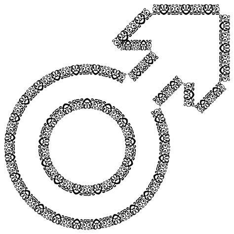 Download Decorative Ornamental Male Symbol Svg Freepngimg
