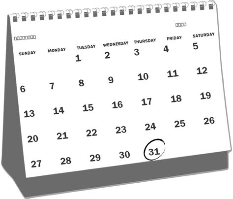 Free Calendar Cliparts Black Download Free Calendar Cliparts Black Png
