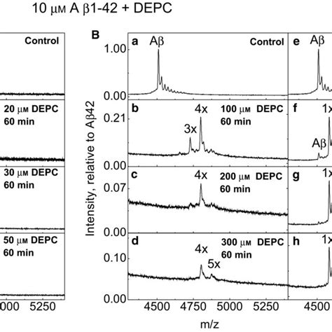 Maldi‐tof Ms Spectra Of Bovine Insulin Modified With Depc In Phosphate Download Scientific