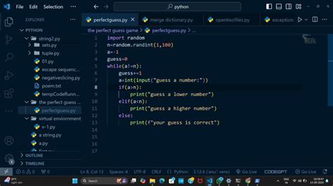 Anmakshi Singh On Linkedin 🎯 Mini Project The Perfect Guess Game With Python 🚀 Introduction