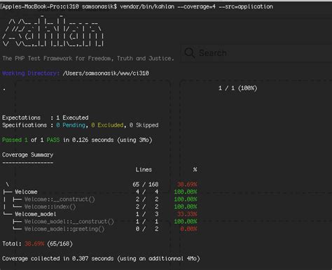 Testing Codeigniter Application With Kahlan 30 Welcome To Abdul