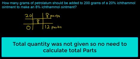 Alligation Method For Questions With A Diluent Or A Pure Compound