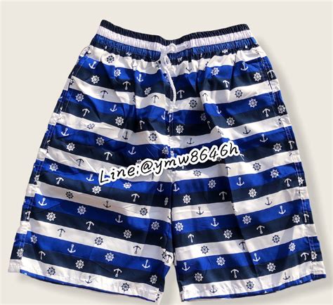 กางเกงขาสั้นผู้ชาย กางเกงชายหาด กางเกงชายทะเล เอวยางยืด ผูกเชือก Indy Moddyshop Thaipick