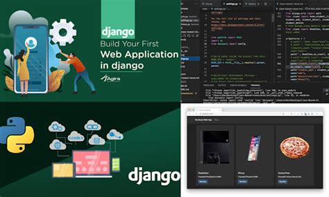 do web application and restfull api project in python django framework