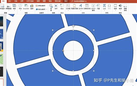 照图画p 第3期 同心圆扇形拼图ppt 知乎