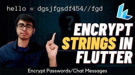 Encrypt Strings In Flutter Password Chat Messages Flutter Programming App Development