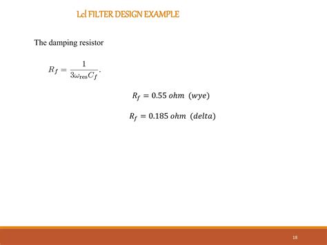Lcl Filter Design PPTX