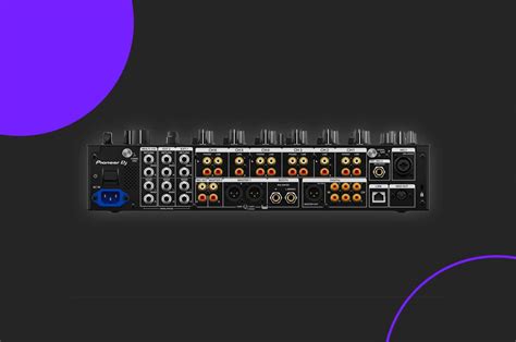 The Inputs And Outputs On A DJ Mixer We Are Crossfader
