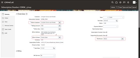 Oracle Subscription Management Cloud 22a Whats New