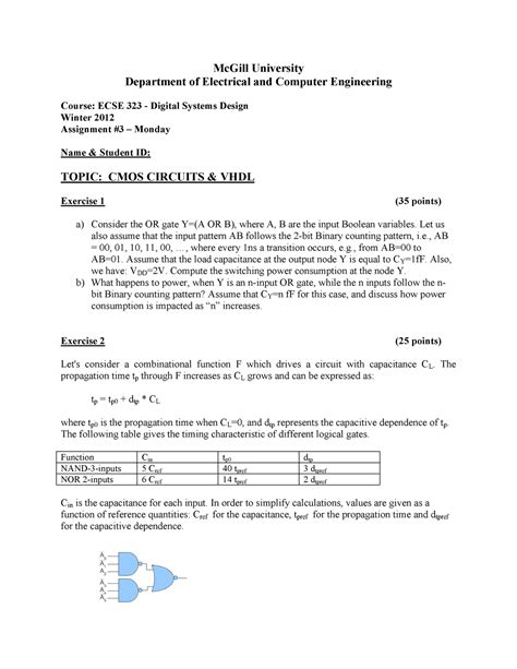 Exam 2012 Questions And Answers Cmos Circuits And Vhdl Assignment 3 Rn