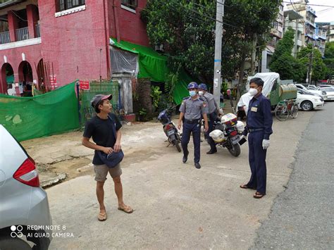 စမ်း ချောင်းမြို့နယ်၌ နေအိမ်ပြင်ပထွက်ခွာသူများ၊ စျေးရောင်းချသူများနှင့