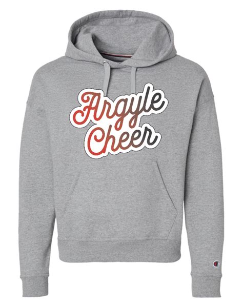 Final Few Argyle Cheer Cursive Champion Crop Short Sleeve Adult Branded