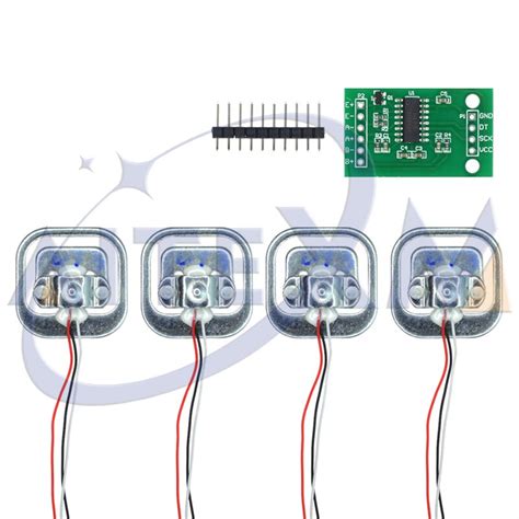 PCS Human Scale Load Cell Weight Sensors HX AD Module Weight Sensor Electronic Scale