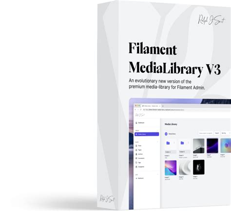 purchase filament media library manager rjs