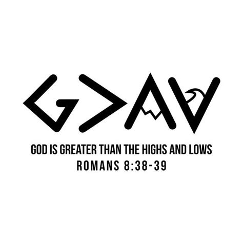 God Is Greater Than The Highs And Lows Tshirt