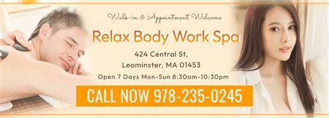 Relax Body Work Spa Leominster Ma