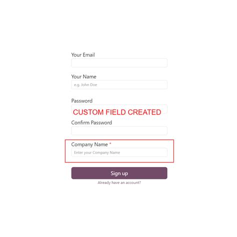 Custom Registration Form For Odoo Enhance User Data Collection