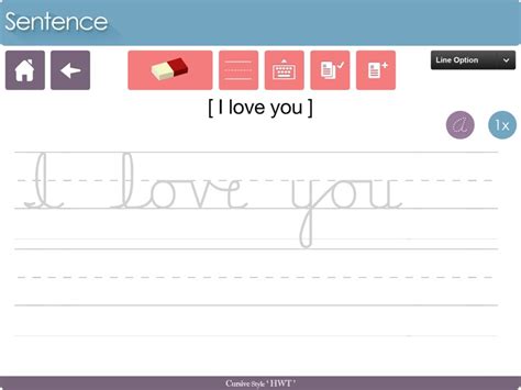Cursive Writing HD HWT Style By Jiwoo Studio