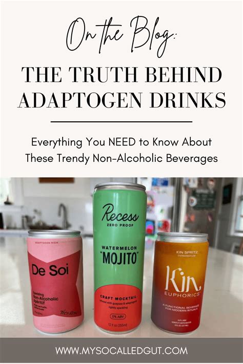 Adaptogen Drinks A Revolutionary Beverage Experience