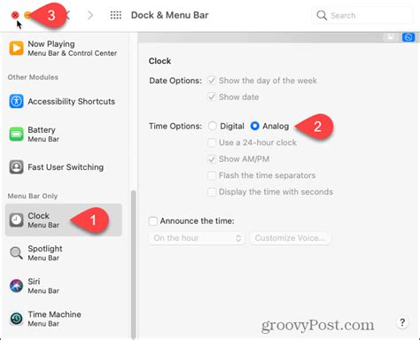 How To Change The Menu Bar Clock From Digital To Analog On Your Mac