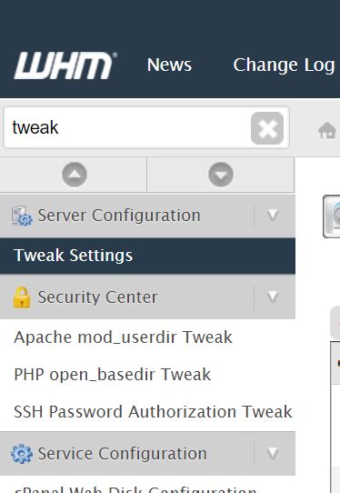 Resetting The Cpanel Password In Whm