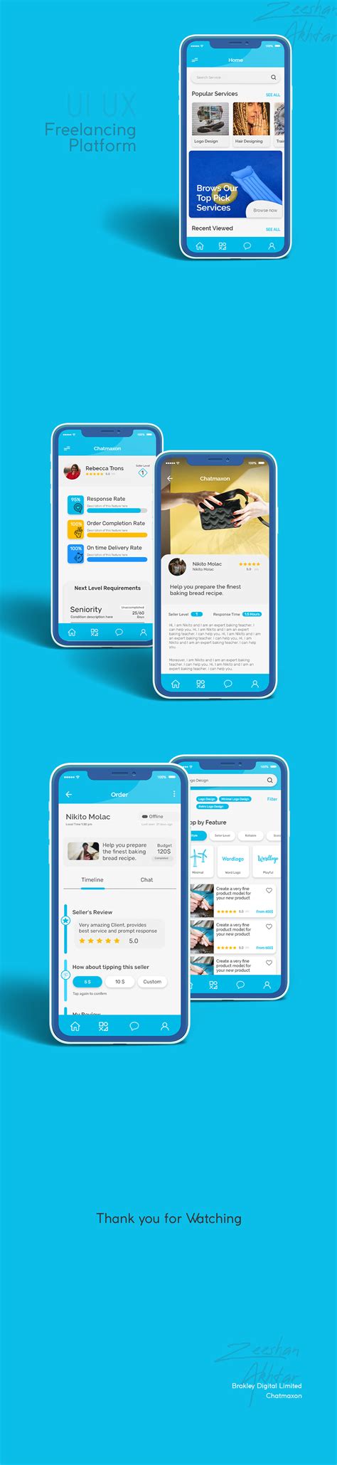 Ui Ux Design For A Freelancing Platform On Behance