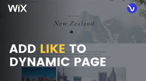 Add Like To Wix Dynamic Page Wix Ideas
