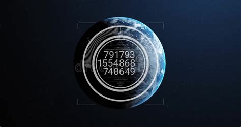 Animation Of Data Processing And Scope Scanning Over Globe Stock Footage Video Of People