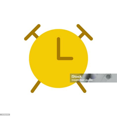 알람 시계 플랫 컬러 Ui 아이콘 0명에 대한 스톡 벡터 아트 및 기타 이미지 0명 개념 거리가 먼 Istock