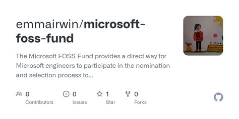 Github Emmairwinmicrosoft Foss Fund The Microsoft Foss Fund Provides A Direct Way For